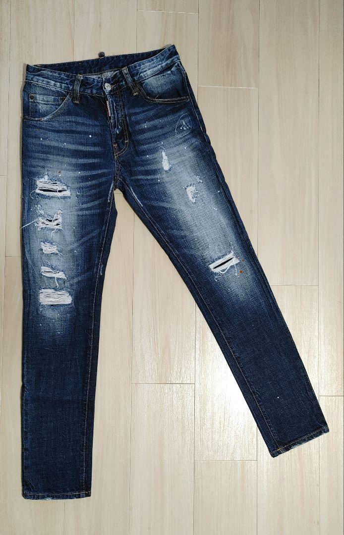 DSQUARED2 Slim jean ストレッチ 楽しくっ ペイント・ダメージ DSQUARED2 Slim jean ストレッチ 楽しくっ ペイント・ダメージ